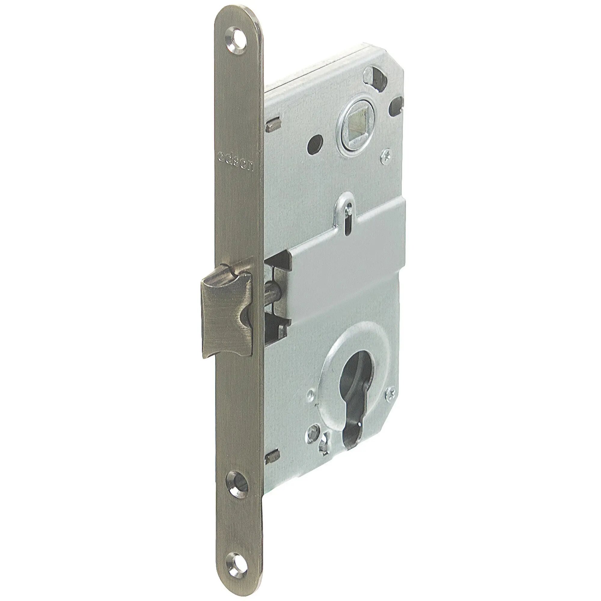 EDS-50-85 KEY Зщёлка под цилиндр под ключ сталь/пластик бронзовый цвет для дверей