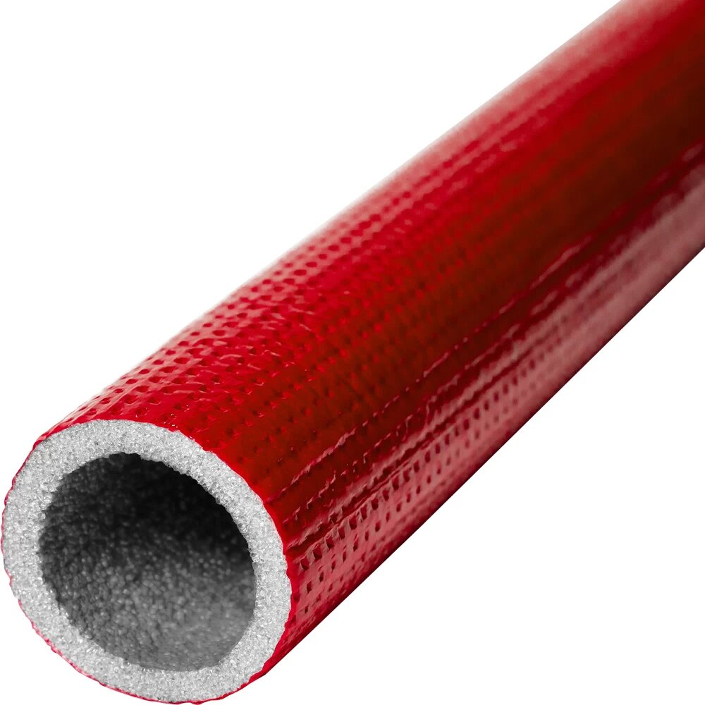 Теплоизоляция для труб K-FLEX ПЭ 18х6 мм бухта 10 м красная K-FLEX 10084936
