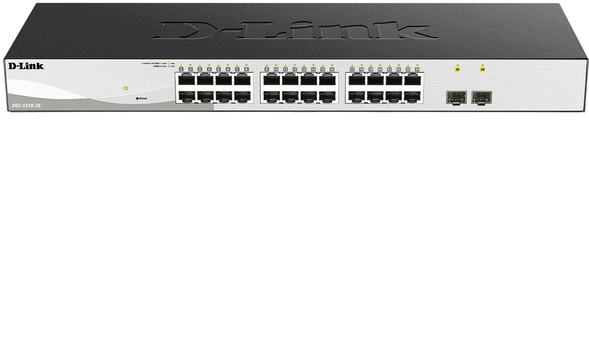 Коммутатор D-Link DGS-1210-26, управляемый, 24 x 10/100/1000Base-T, 2 x 1000Base-