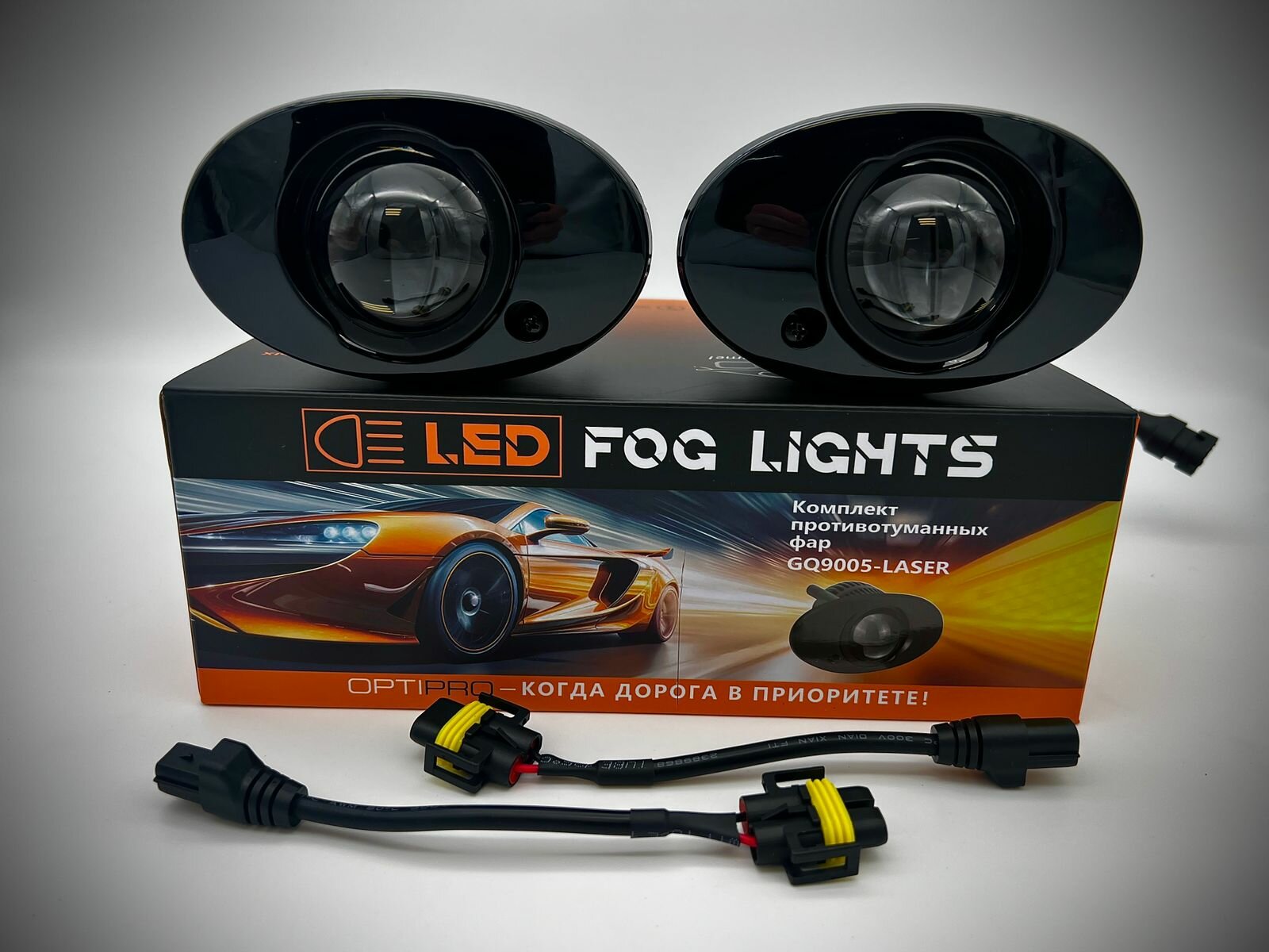 LED Противотуманые фары для MAZDA 3 BK / Светодиодные Птф - 5000K / 45W на Мазда 3 БК