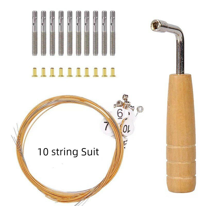 Струны для лиры 10-струнная комплект с постом и ключом аксессуары для малой арфы
