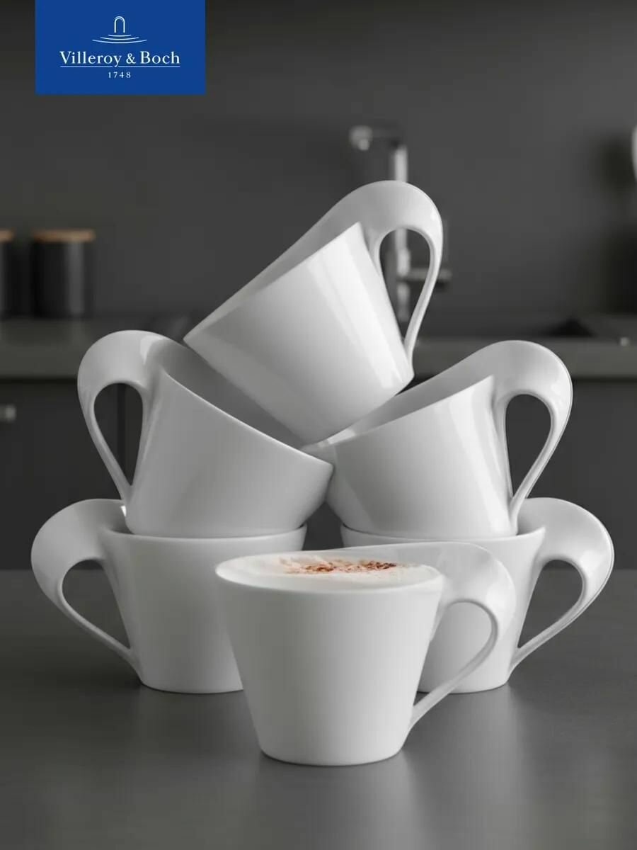 Набор кружек для завтрака 400 мл, 6 предметов, NewWave, Villeroy & Boch, Премиум-Фарфор