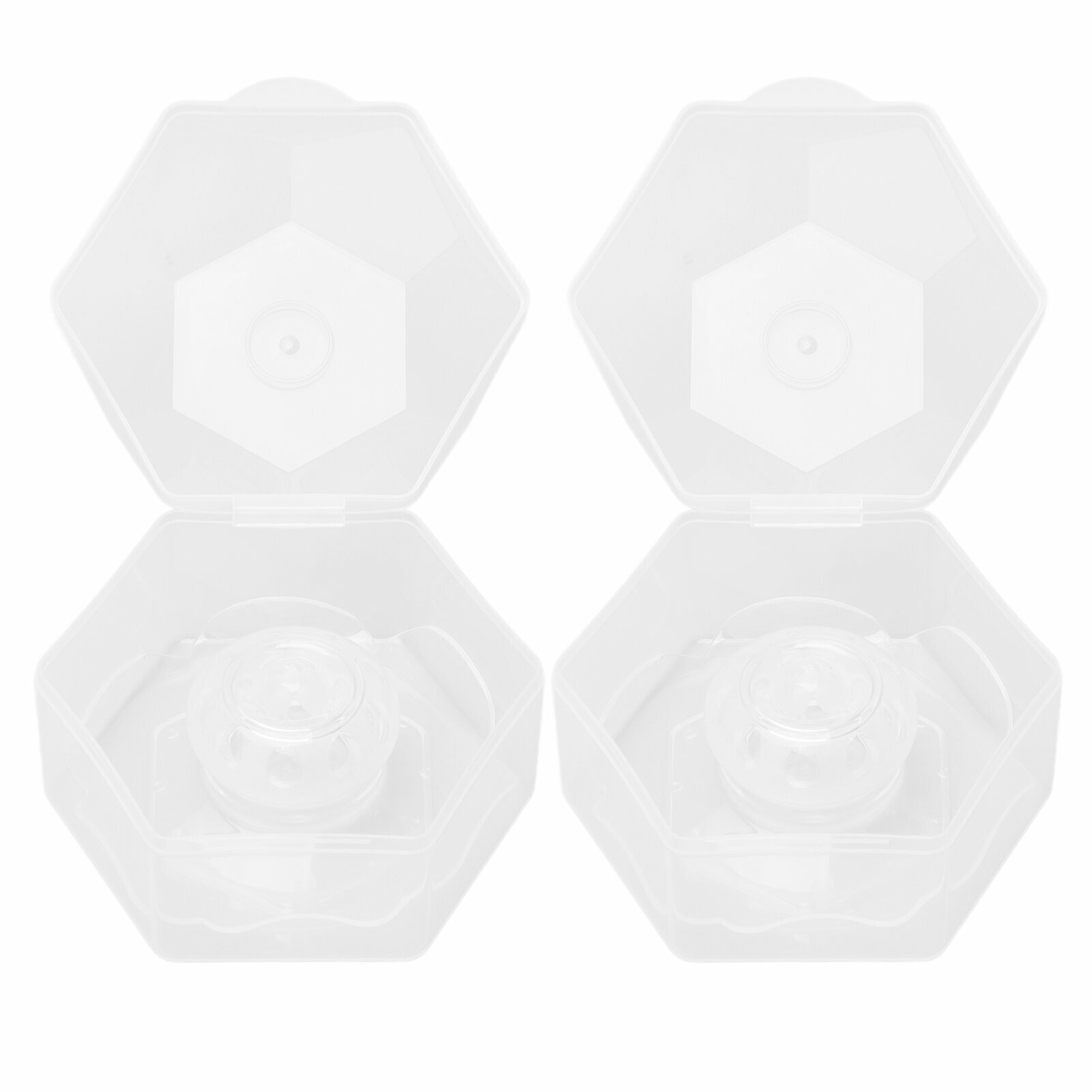 2 упаковки силиконовых накладок для сосков, прозрачные защитные покрытия для грудного вскармливания