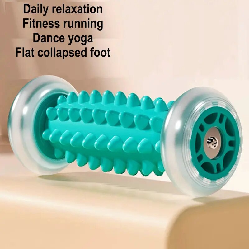 Массажный ролик для стоп, мяч для плантарного фасциита, для расслабления при Голубой, B2907