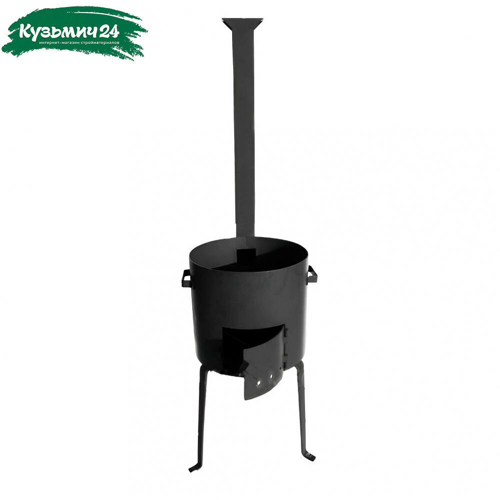 Печка под казан с трубой d-450 мм, 1 шт