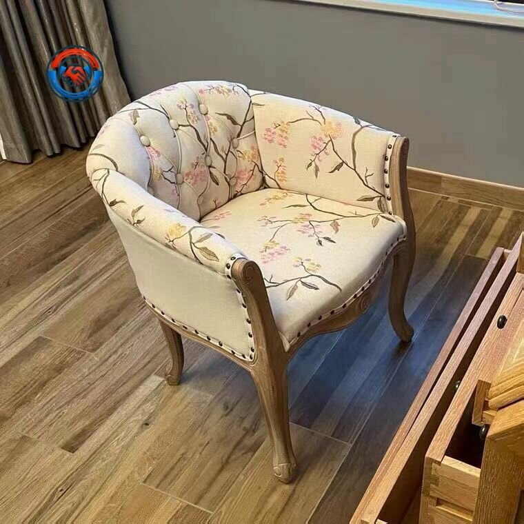 Кресло 50х45х70 см, деревянная рама и плотная губка, дышащая мягкая ткань, современное удобное кресло для гостиной, кабинета или магазина