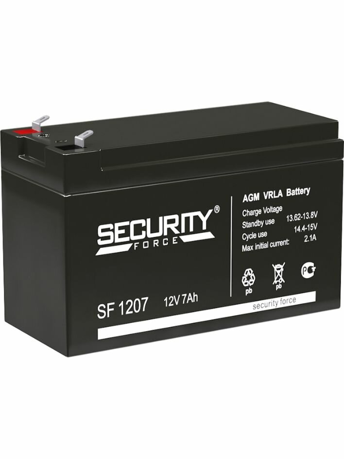 Аккумуляторная батарея SECURITY FORCE SF 1207
