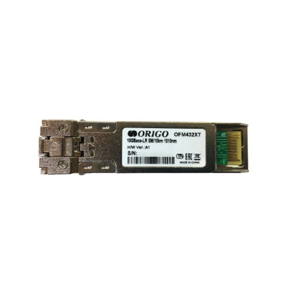 ORIGO Сетевое оборудование OFM432XT A1A Трансивер SFP+, 10GBase-LR Duplex LC , 1310нм, одномод, до 10км