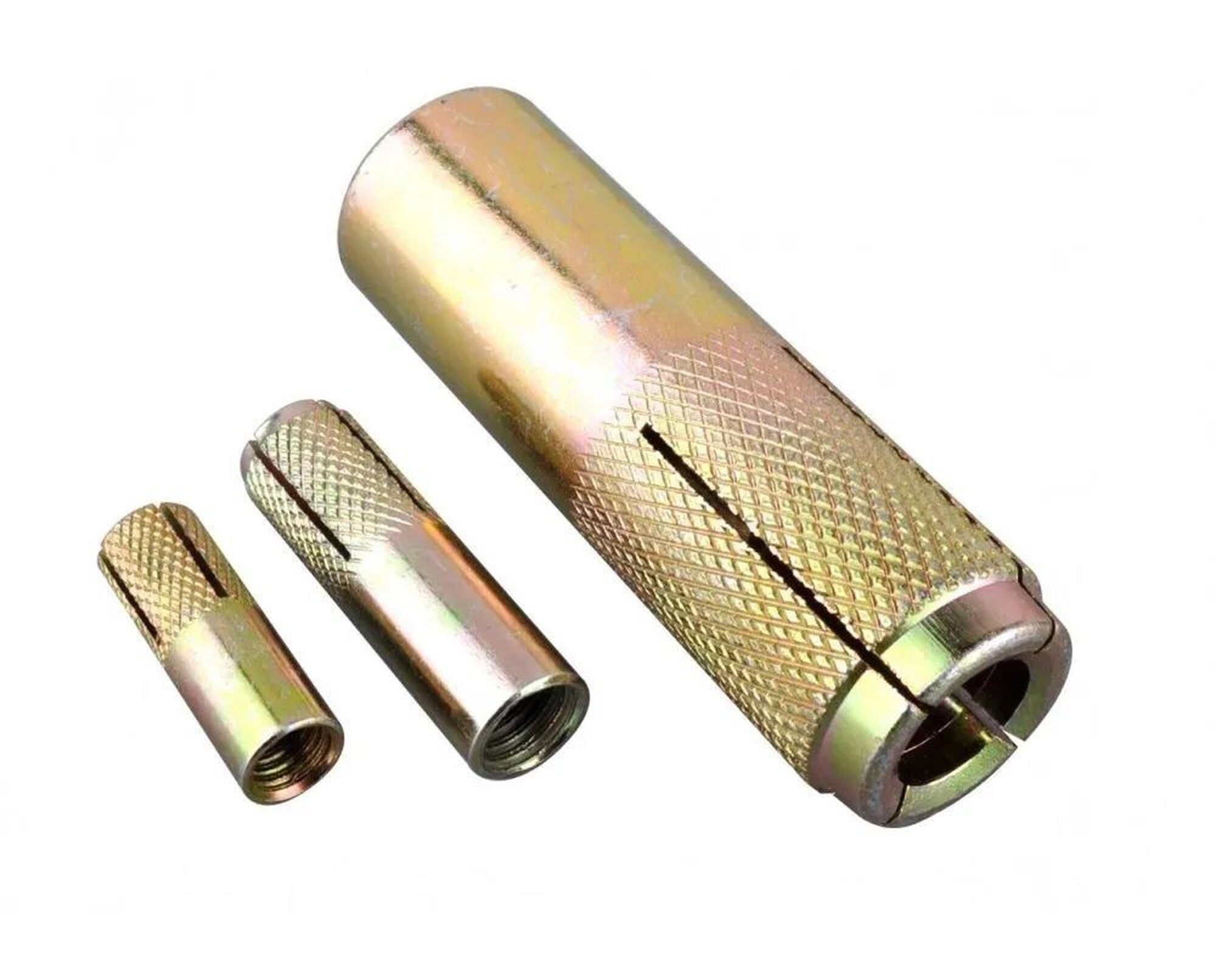 Анкер Шпунтик М6, забивной, сталь, оцинкованное покрытие, 50шт