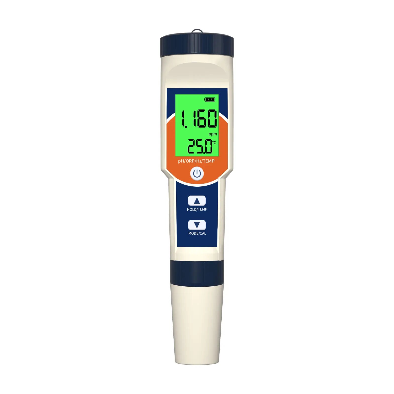 Цифровой тестер растворенного водорода 4-в-1 PH ORP H2 Temp Test Kit ppm Meter Анализатор чистоты воды для питьевой воды, пищевого бассейна, Type 1