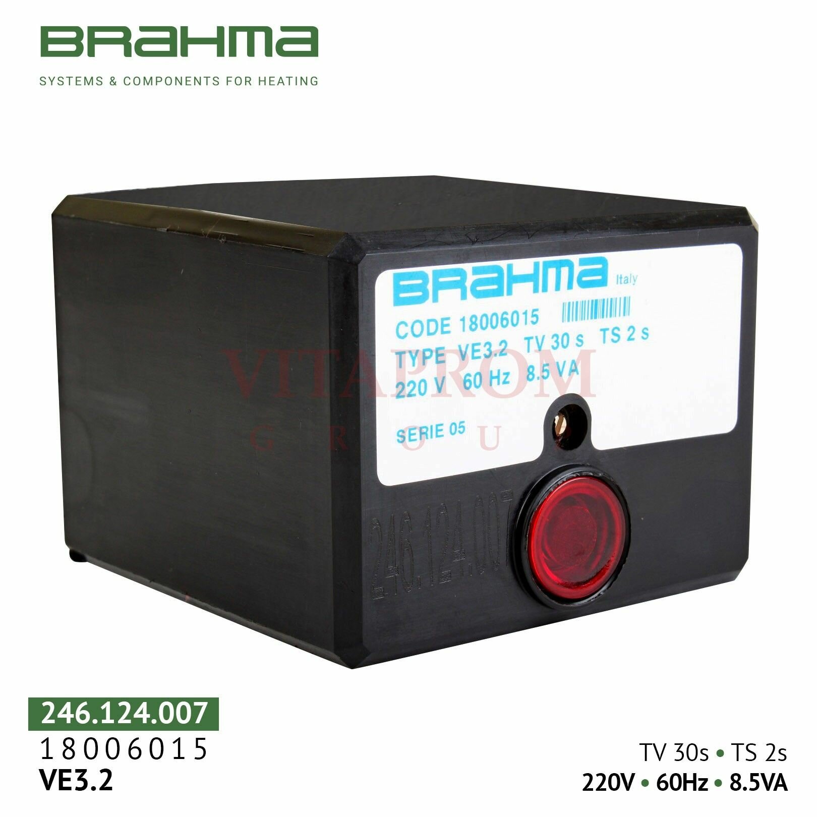 Блок управления горением Brahma VE3.2, 18006015