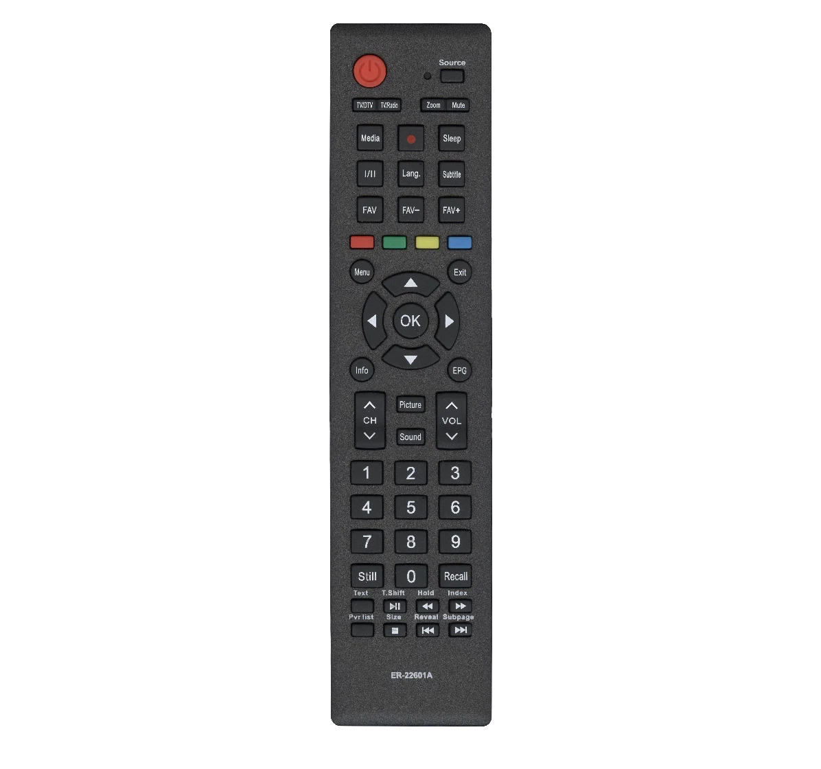 Пульт Huayu ER-22601A (ER-22601B) для телевизора Hisense, Doffler, Supra, DEXP, Океан