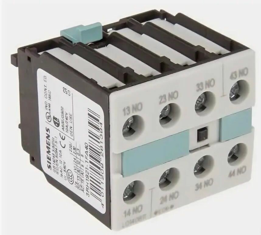 Блок дополнительных контактов Siemens арт. 3RH1921-1FA31