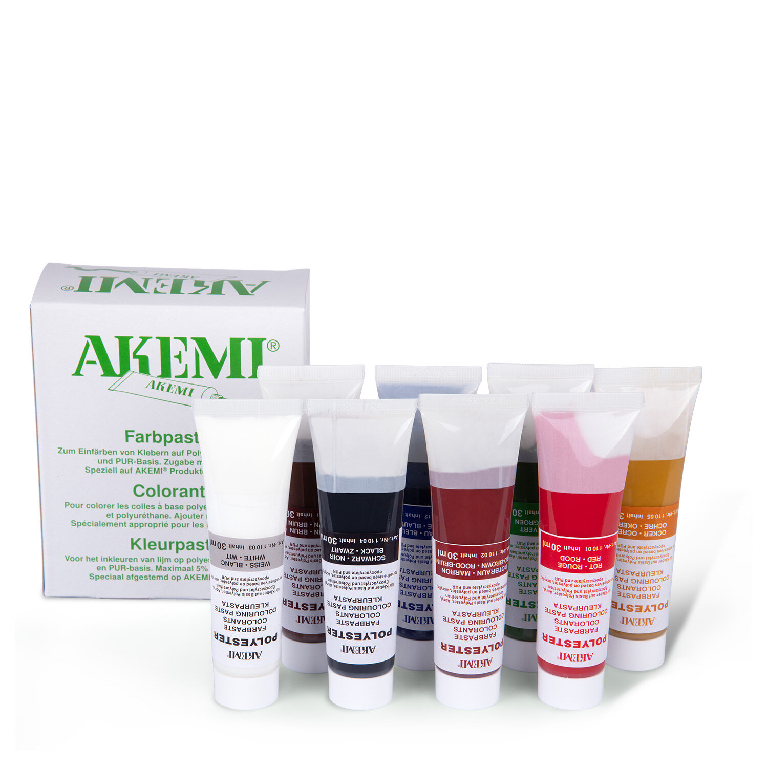 Колер Akemi, красно-коричневый, для внутренних и наружных работ, 30мл