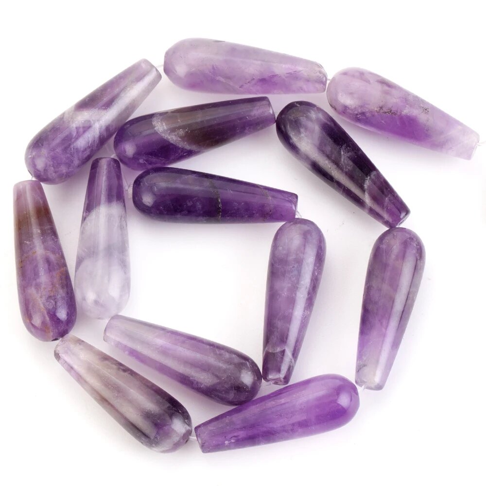 Бусины Volarsueno лазурит аметист лабрадорит 10x30 мм 12 шт Amethyst