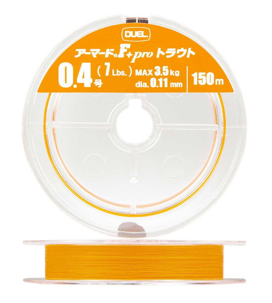 Duel Шнур плетеный Duel Armored F+ Pro 150m #0.4