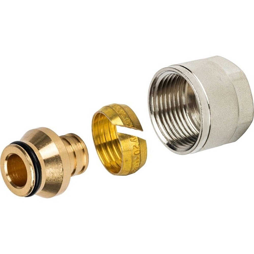Фитинг компрессионный STOUT SFC-0020-002028 для труб PEX 20х2,8х3/4