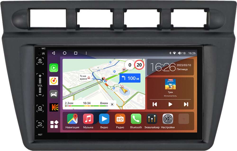 Магнитола в штатное место 2 din Kia Picanto 2004-2007 Canbox H-Line 5513-RP-11-361-324 на Android 10 (4G-SIM, 4/64, DSP, IPS)