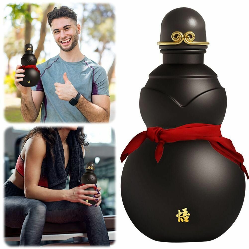 900 мл бутылка для воды из тыквы, большая емкость, бутылка для питья из тыквы для занятий спортом на открытом воздухе