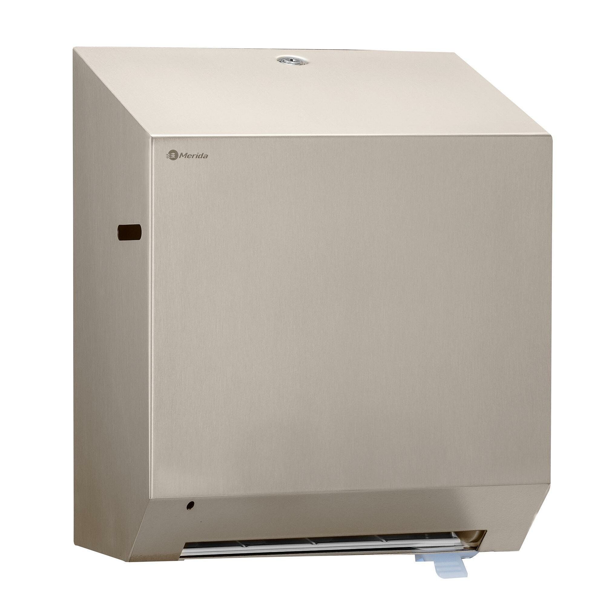 Диспенсер для бумажных полотенец Merida Stella R CSA302. R цвет Нержавеющая сталь