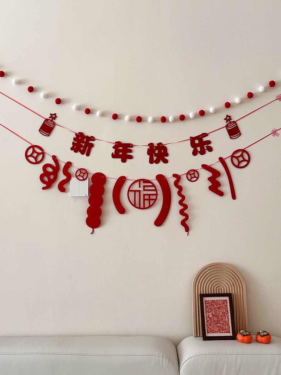 Светодиодные гирлянды-звездочки, фетровые новогодние украшения, тканевые оленята, украшения для елки, гирлянды,