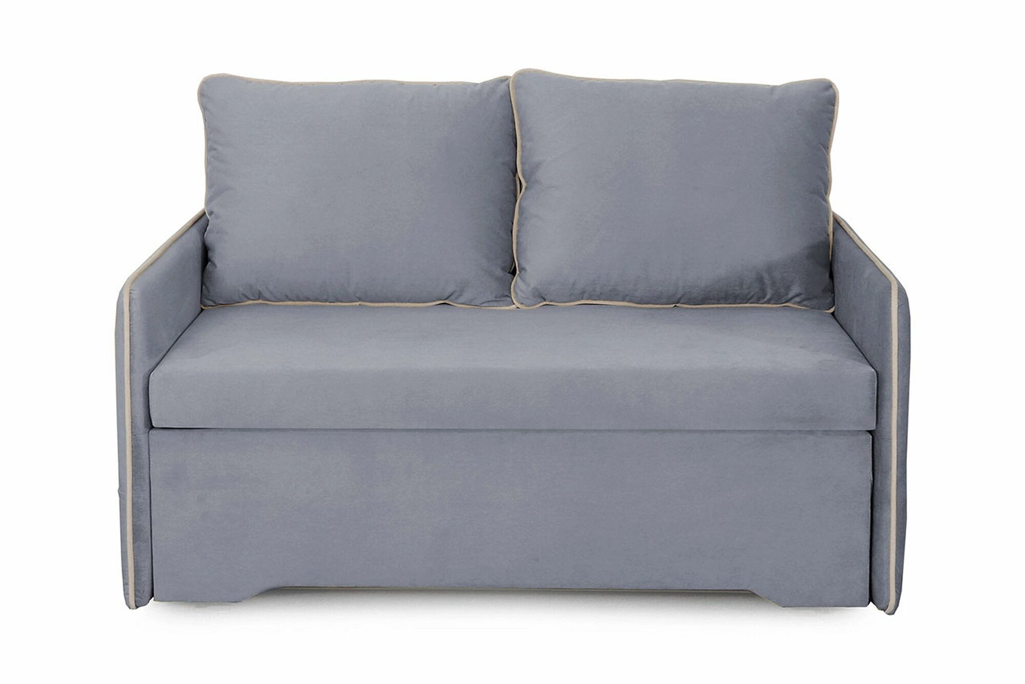 Диван выкатной Фламинго Стандарт, серый / бежевый