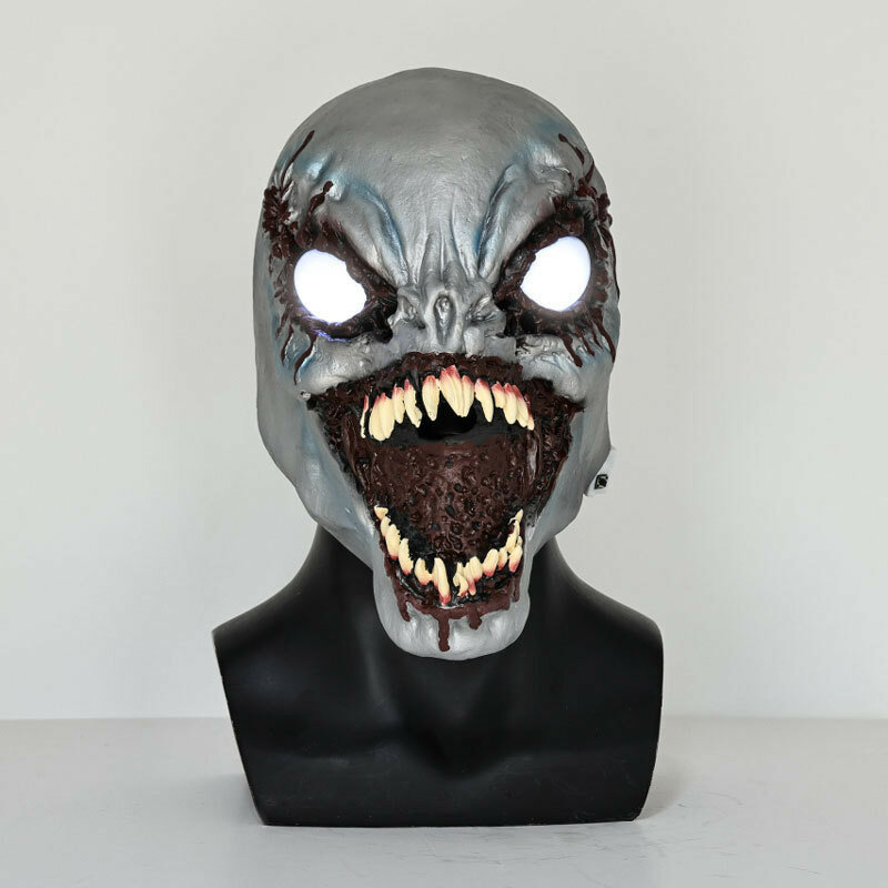 Маска venom 3 glowing mask last dance horror style, для празднования хэллоуина