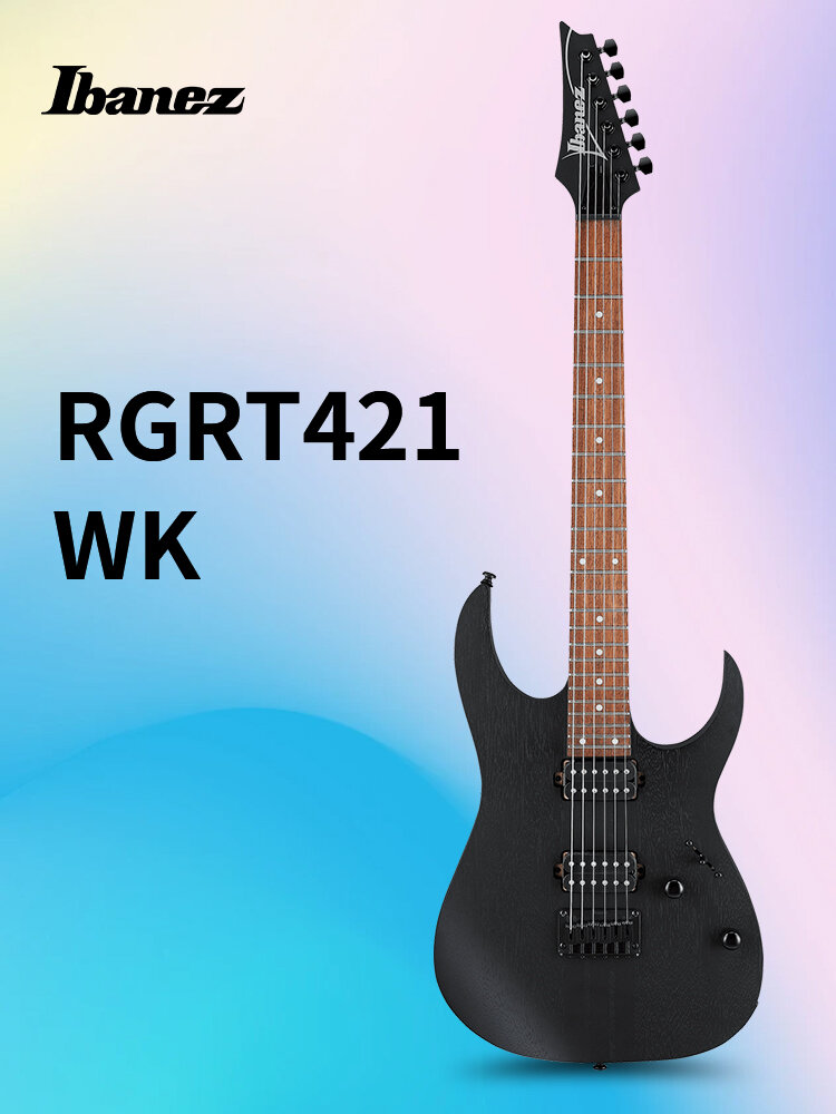 IBANEZ RGRT421 WK Weathered Black Электрогитара, цвет: выветшевый черный