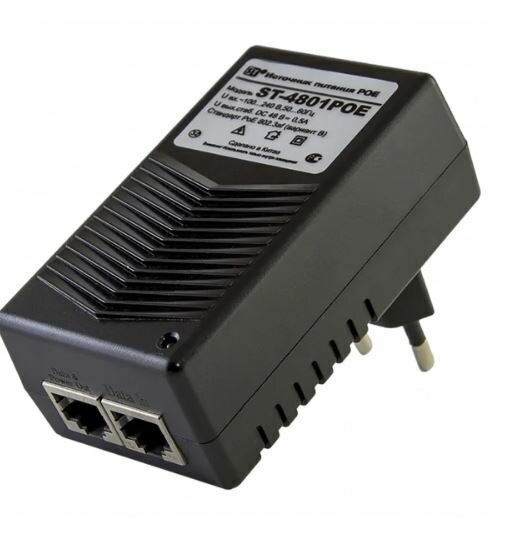 ST-4801 POE Инжектор (Блок питания 48В)