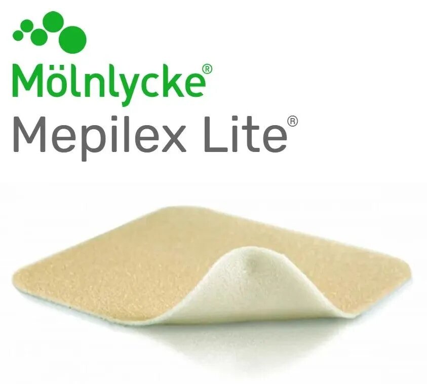 Повязка губчатая Mepilex Lite/Мепилекс Лайт10х10см
