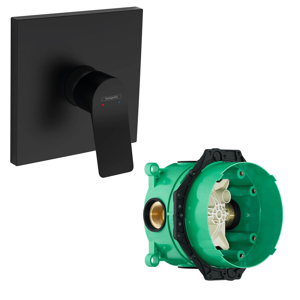 Смеситель для душа со скрытой частью Hansgrohe Vivenis 75615670S черный матовый