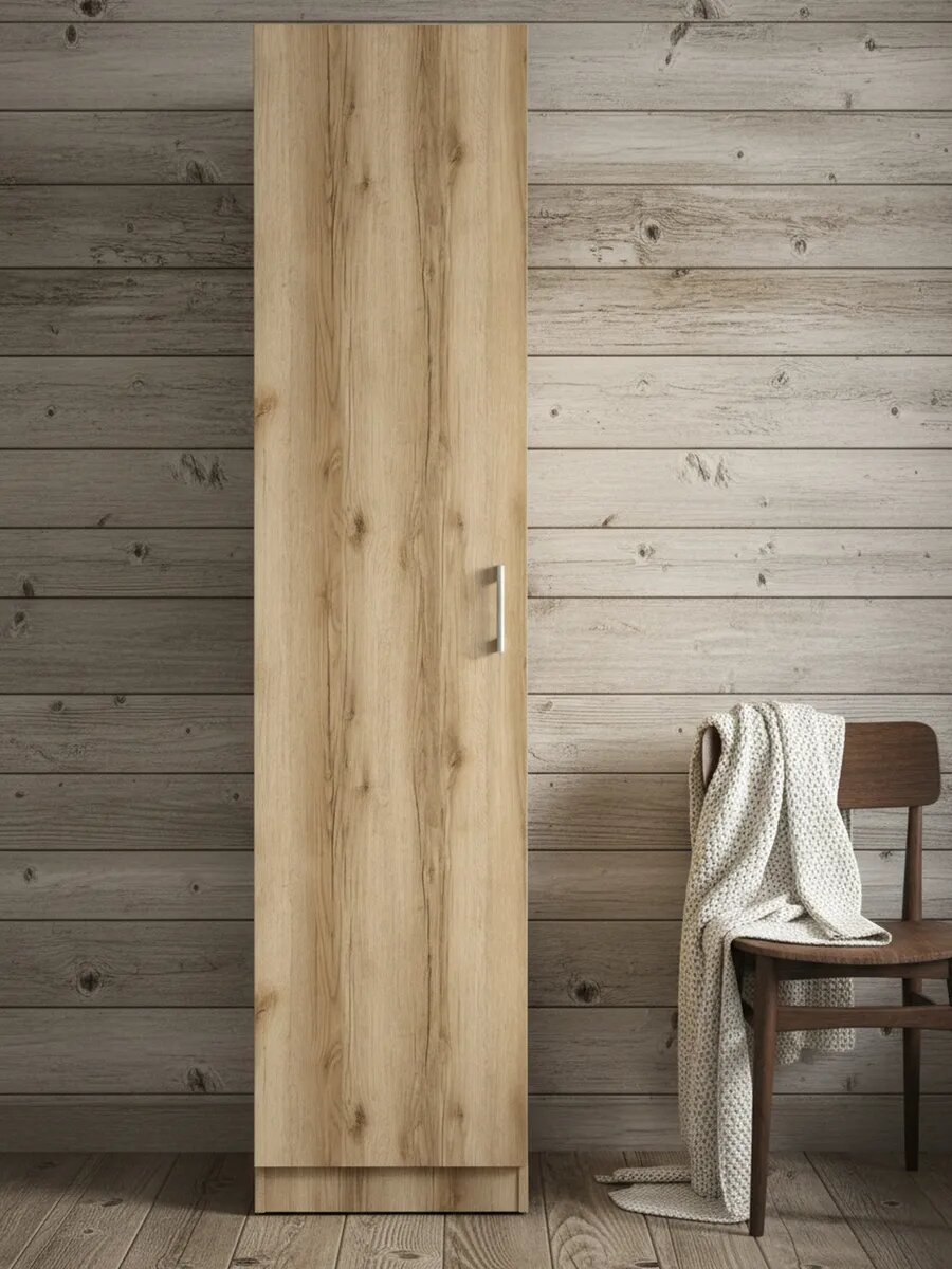 Распашной шкаф пенал FRESTER с полками для одежды в спальню прихожую, от производителя