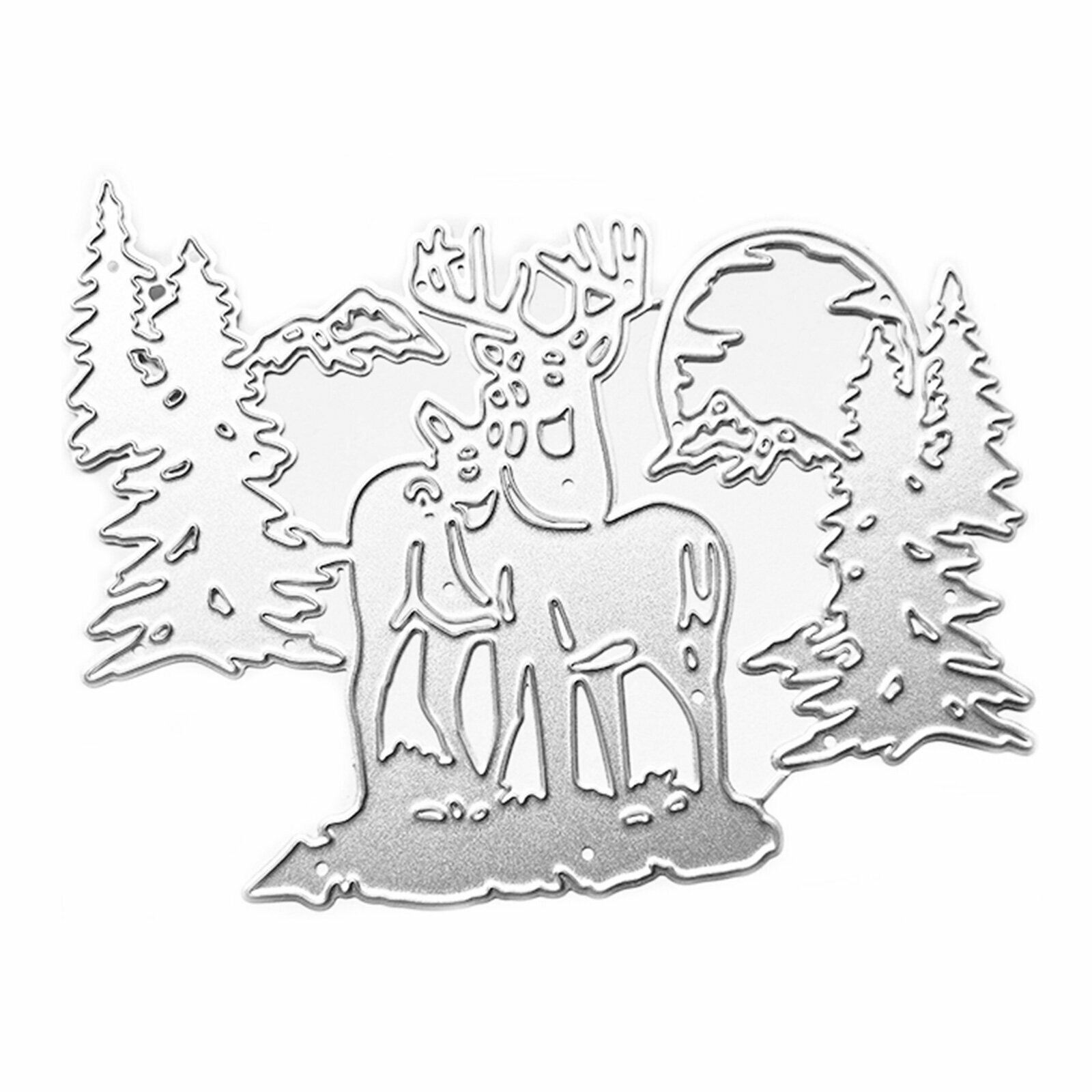 Оленя лесные металлические резки умирают трафарет