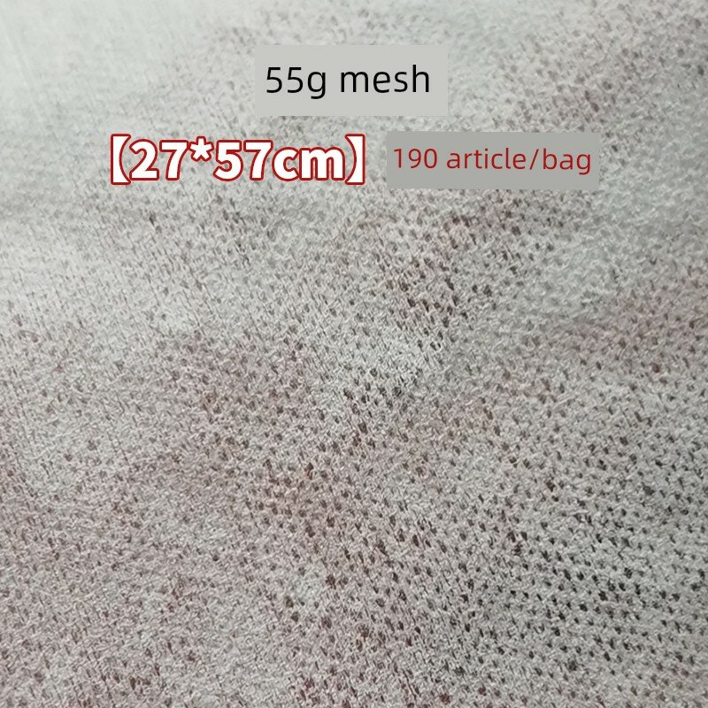 Одноразовые полотенца для ног с сеткой 55 ГСМ, 27x57 см, 190 шт. в упаковке, для спа-процедур