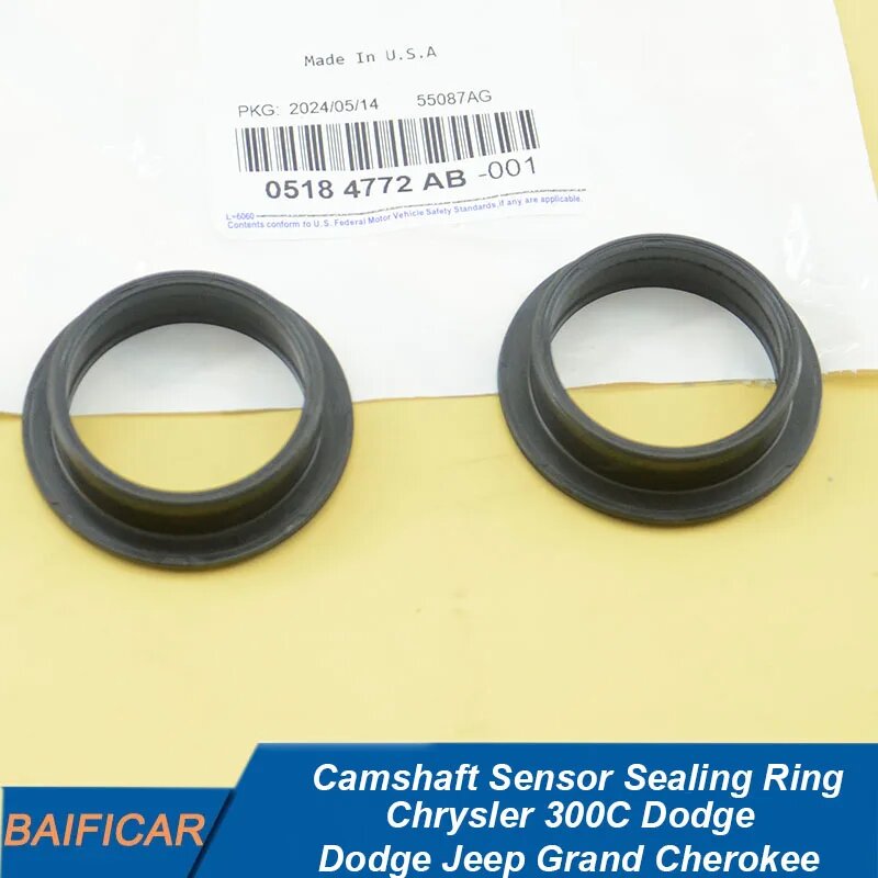 Baificar абсолютно новое оригинальное уплотнительное кольцо датчика распределительного вала 5184772AB 05184772AB 5184772 для Chrysler 300C Dodge Jeep Grand Cherokee China 2PCS