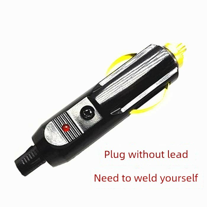 Универсальный автомобильный кабель-переходник от прикуривателя 12В/24В на 220В, высокомощный инвертор Одинарный штекер