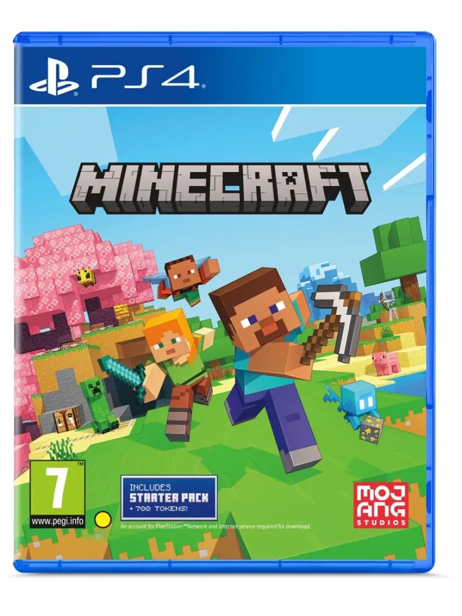 Игра Playstation Minecraft (диск для PS4, Русская версия), стандартное издание