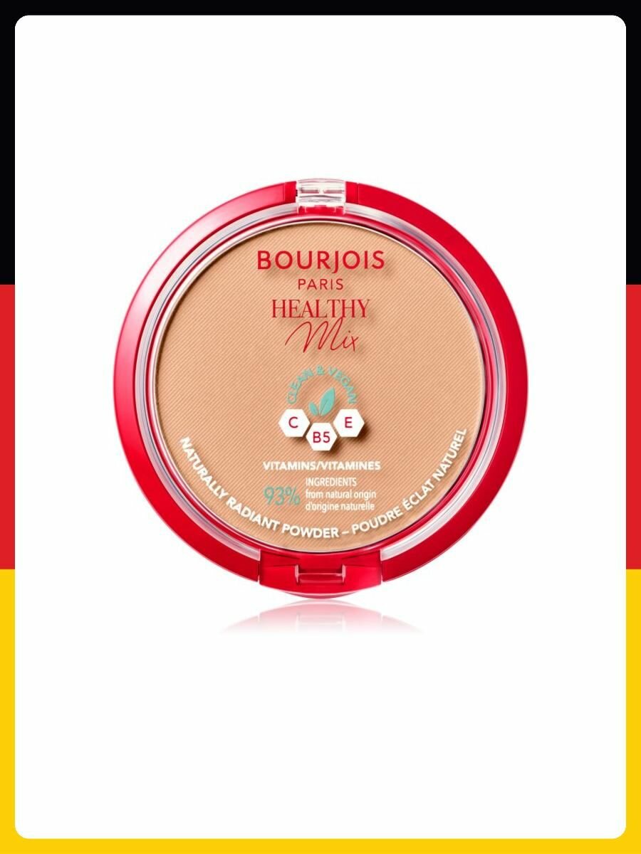 Пудра Bourjois Healthy Mix mattifying powder for a radiant skin appearance 05 Sand, 10 г