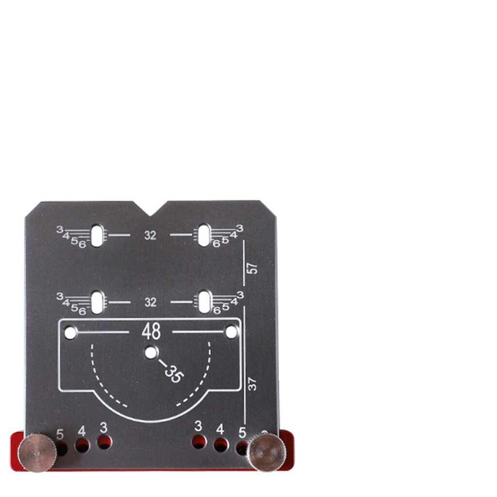 Набор для скрытых петель, шаблон для сверления и резки отверстий для монтажа дверей и шкафов