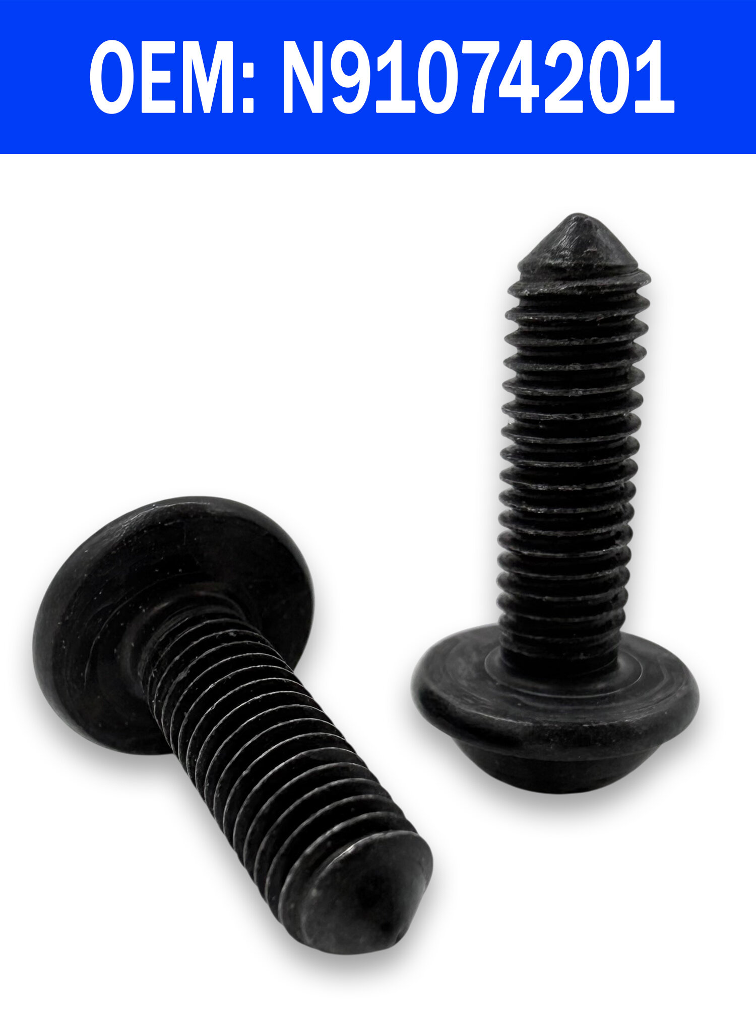 N91074201 Винт М5х16 VAG (5шт) оригинал с внутренним Torx T25, шаг резьбы 0.8, повышенный класс прочности
