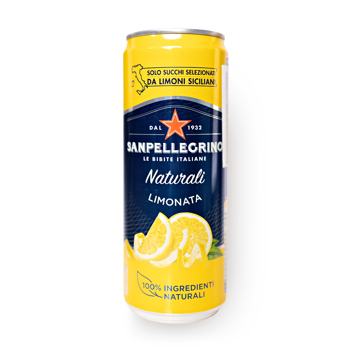 Напиток Sanpellegrino Limonata, газированный, со вкусом лимона, 0,33 л