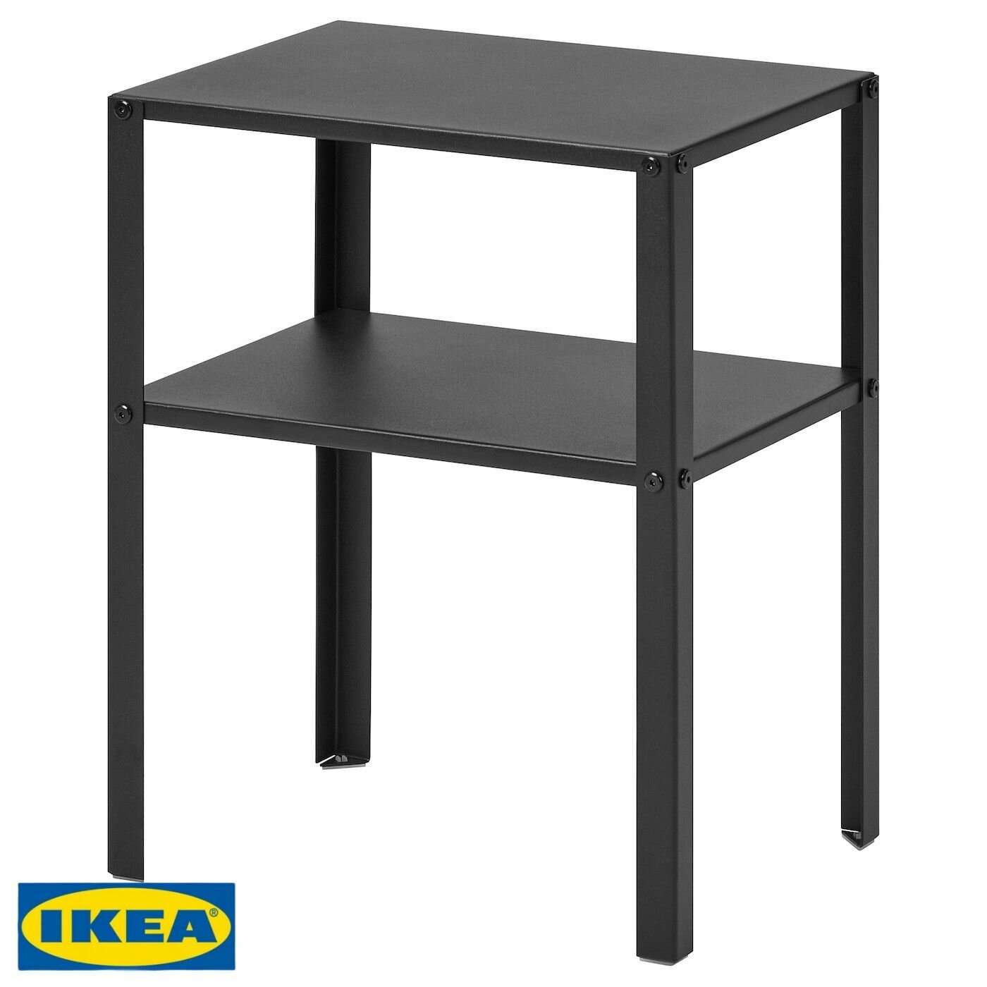 IKEA KNARREVIK, тумбочка, черная, 37 28 см