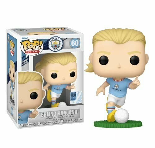 Фигурка Funko Pop! Manchester City: Erling Haaland 60 (Фанко Поп Эрлинг Холанд из команды Манчестер Сити футбол)