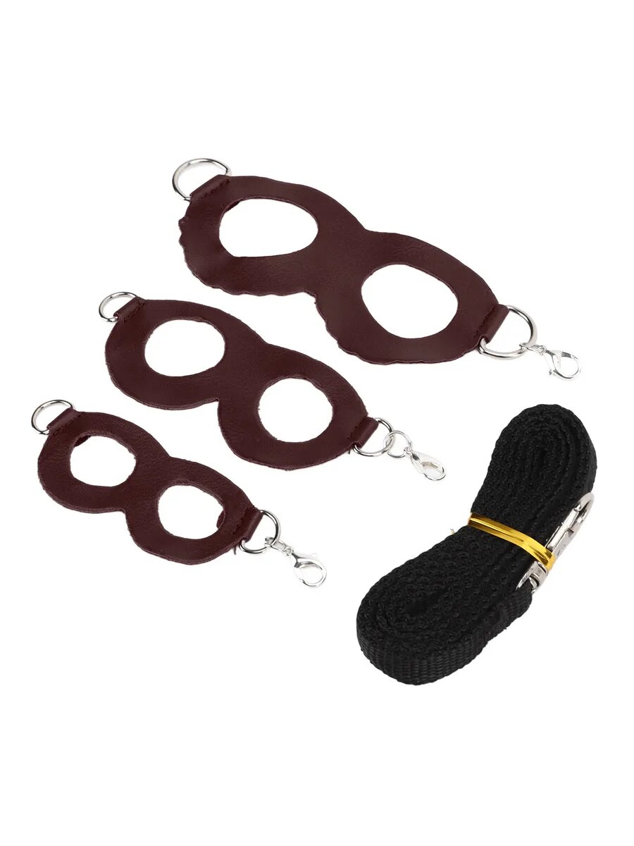 Шлейка для хомяка, прогулочная веревка из искусственной кожи