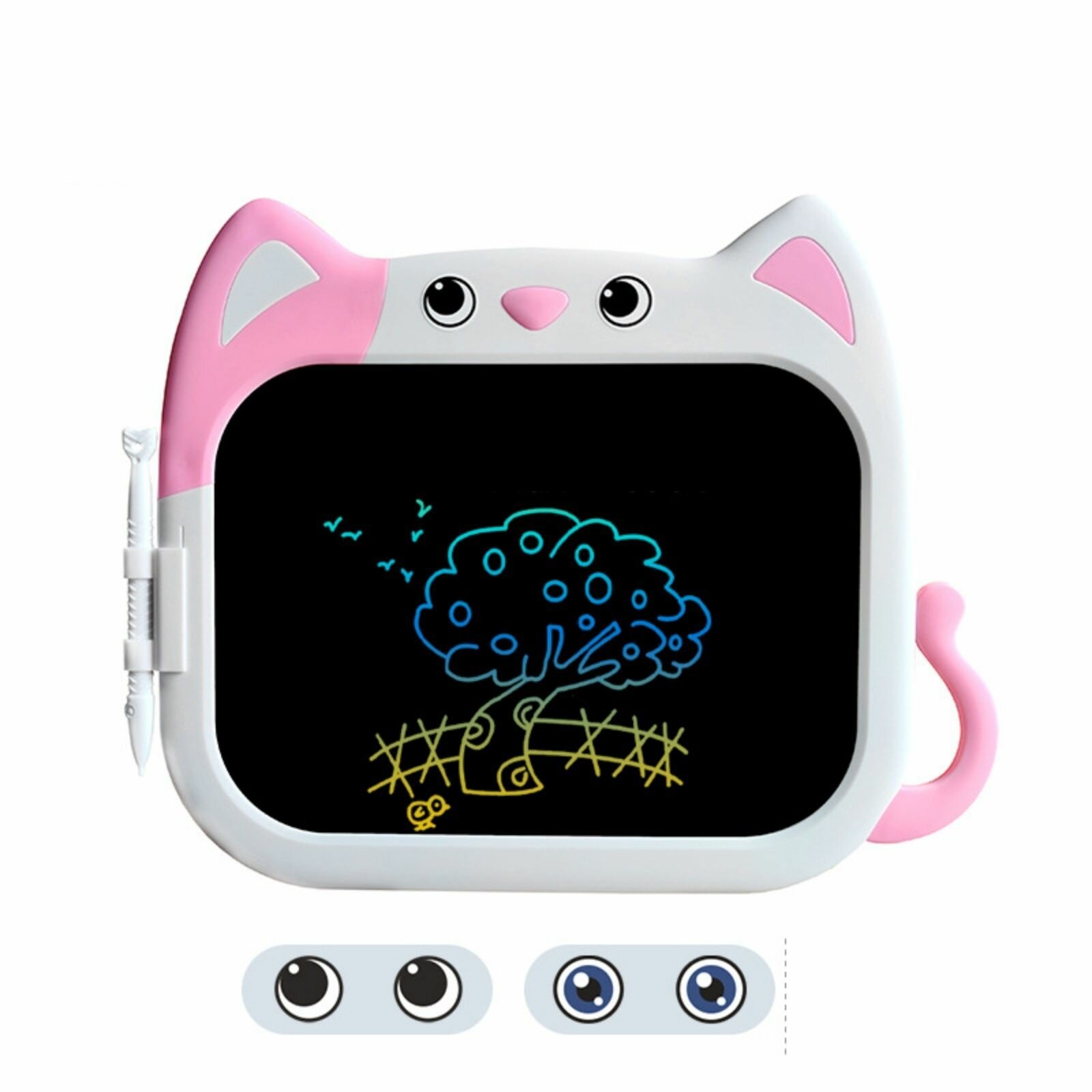 Детская грифельная доска для рисования с изображением мультяшного кота