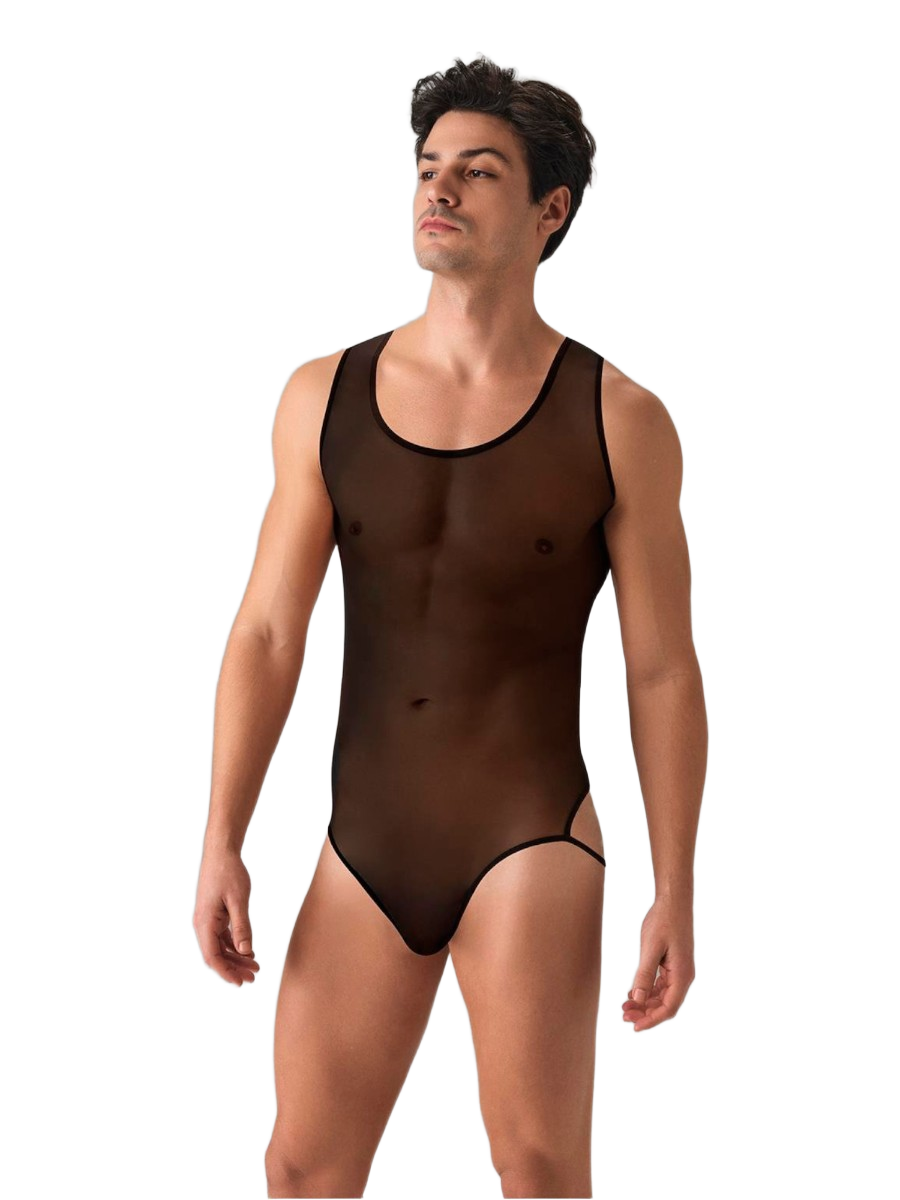 Боди Doreanse 3013, мужское, полиамид, эластан, черное, размер M(46)