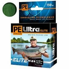 Плет. шнур PE ULTRA ELITE M-8 0.60mm 150m (зелёная)