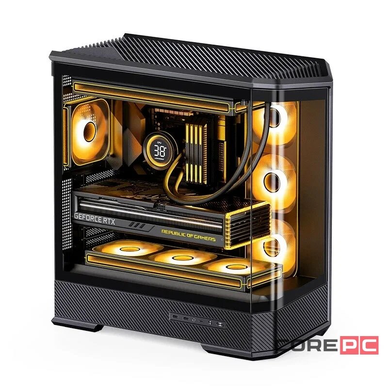 Компьютерный корпус JONSBO D400 TG Black