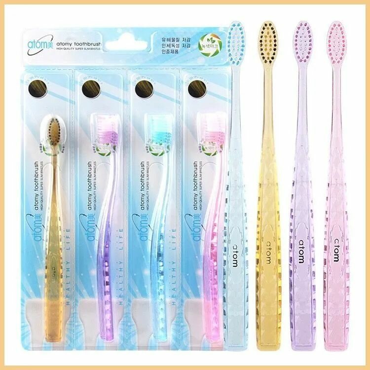 Набор зубных щеток Атоми 4 шт.