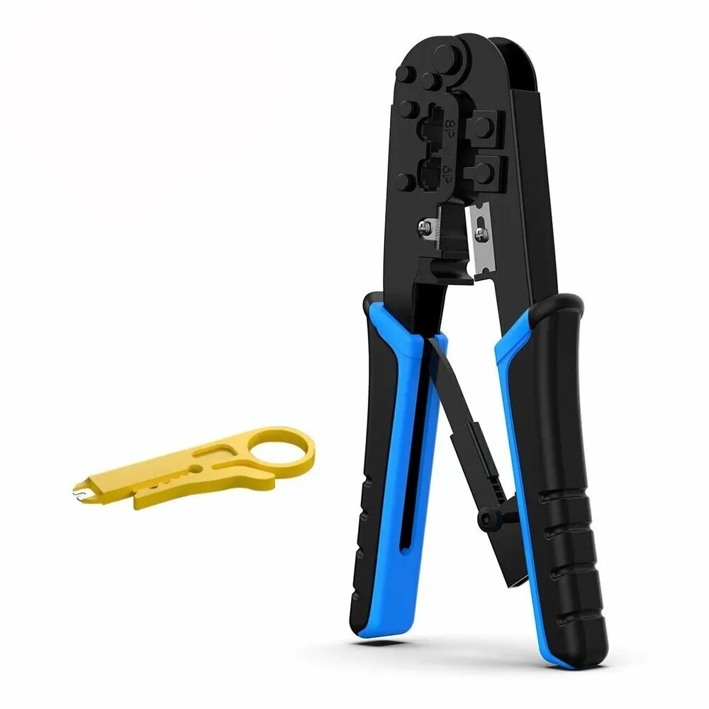 Нажимные инструменты для 6P 8P RJ - 11 / RJ - 12 RJ - 45, кабельные ножи Ethernet LAN